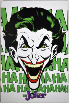 The JOKER HA HA HA Print DC Batman | eBay