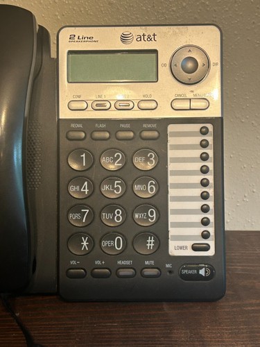 AT&T ML17929 2-Line Corded Speakerphone with Caller ID and Digital ...