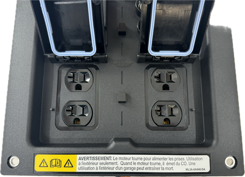 OEM NEW 21-24 Ford F-150 Truck Bed AC Plugs Outlet Socket Door Cover ...