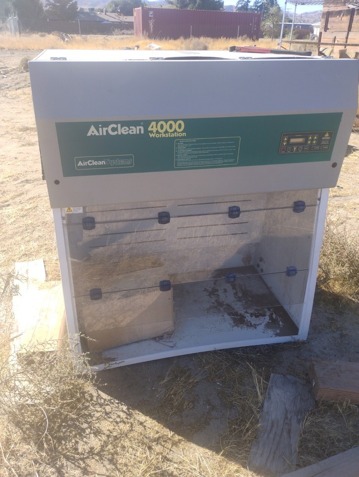 AirClean AC4000 4ft Ductless Chemical PCR Fume Hood Workstation, WORKS ...
