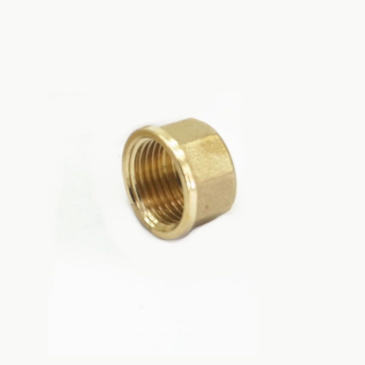 1/2" BSP FEMALE THREAD BRASS PIPE END CAP PLUG FITTING 2pcs Octagonal ...