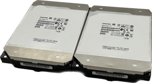 2x Toshiba 14TB 7.2K 6Gbps 256MB 8.9cm SATA III HDD MG07ACA14TE ...
