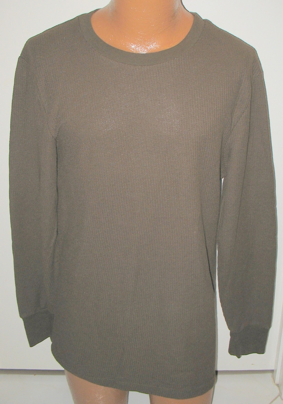 JOE BOXER - NEW - MEN'S LARGE - BROWN - COTTON BLEND - L/S THERMAL ...