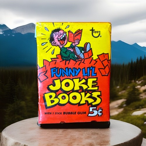 🔥1970 VINTAGE FUNNY LI'L JOKE BOOKS SEALED WAX PACK TOPPS Nice ...