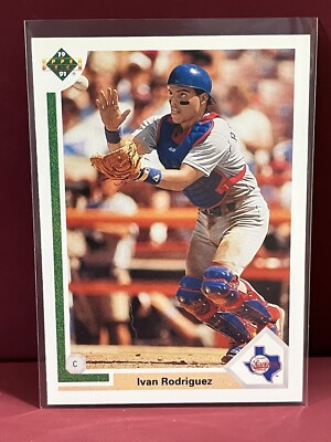 1991 Upper Deck Ivan Rodriguez Rookie Card 55F | eBay