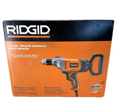 Ridgid 1/2 in Spade Handle Mud Mixer Corded Model R7122 | eBay