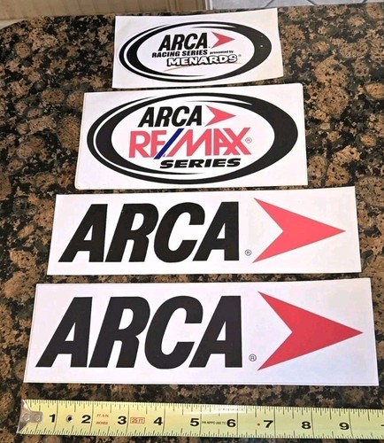 ARCA TOLEDO/FLAT ROCK SPEEDWAY RACING RACE CAR HOT RAT ROD 4 DECAL ...