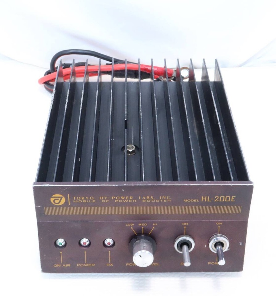 Tokyo Hy-Power HL-200E HF Linear Amplifier 1.8-30MHz 200W 13.8V Tested ...