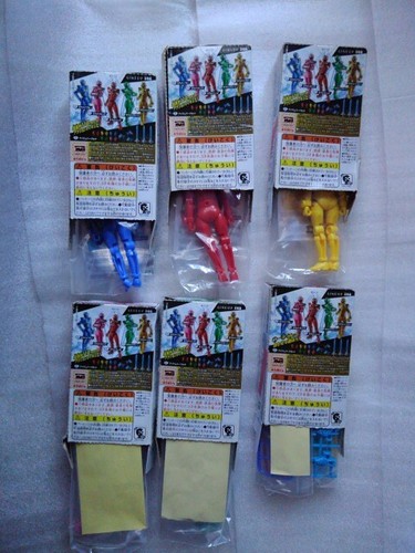 Yudo Mashin Sentai Kiramager Kiramei Red Blue Green Yellow Pink Item 6 ...