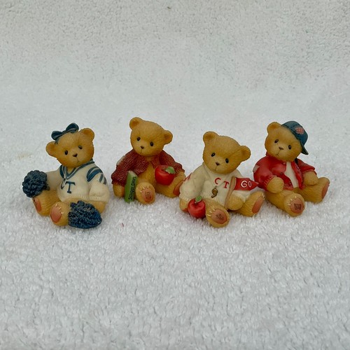 Cherished Teddies - School Days - Mini Bears - Set of 4 - Rare - 477036 ...