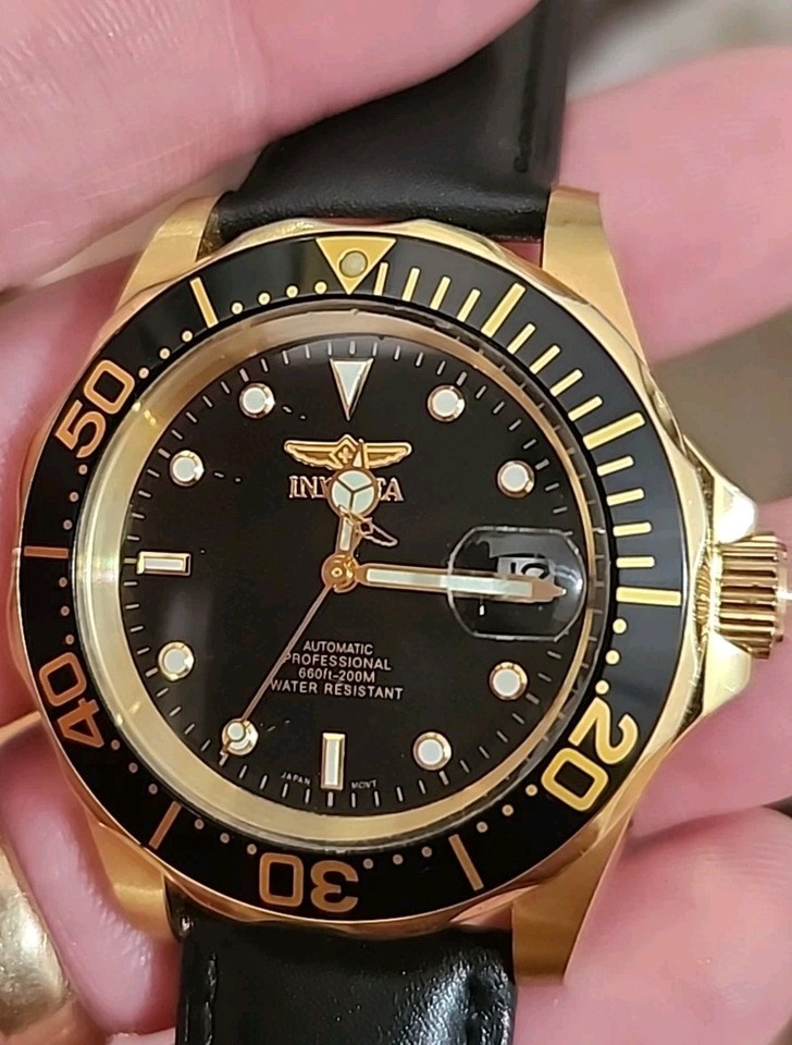 INVICTA AUTOMATIC PROFESSIONAL MEN WATCH 8929A 200m Dive Watch Running ...