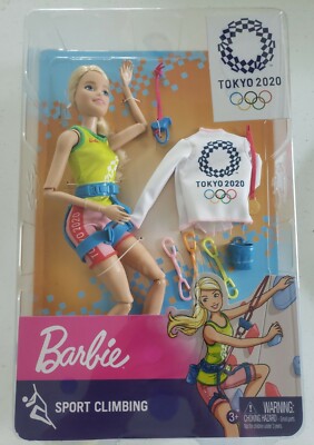 BARBIE TOKYO OLYMPICS 2020 SPORT CLIMBING DOLL-New | eBay