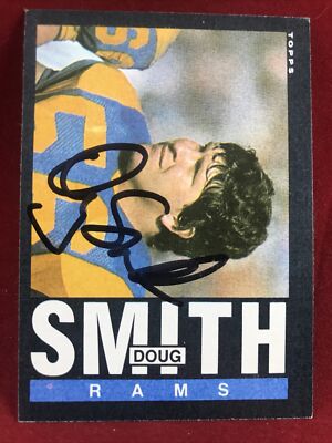 Doug Smith -Bowling Green- Los Angeles Rams Autographed Rookie Card | eBay