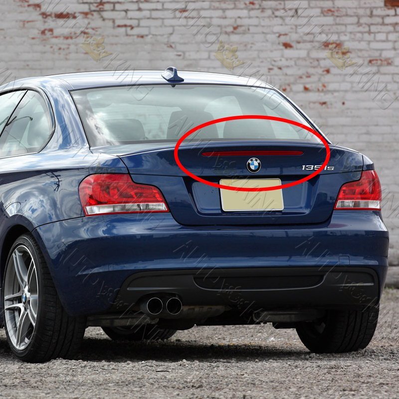 FIT 08-13 BMW E82 E88 125i 128i 130i RED LENS LED THIRD BRAKE STOP ...
