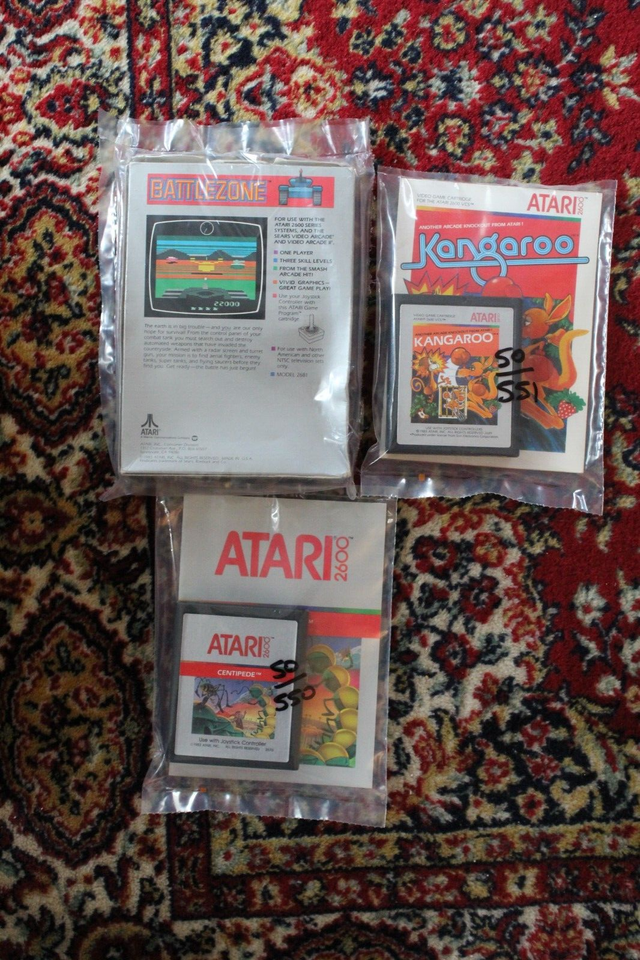3 original Atari 2600 games, Battlezone in original box | eBay