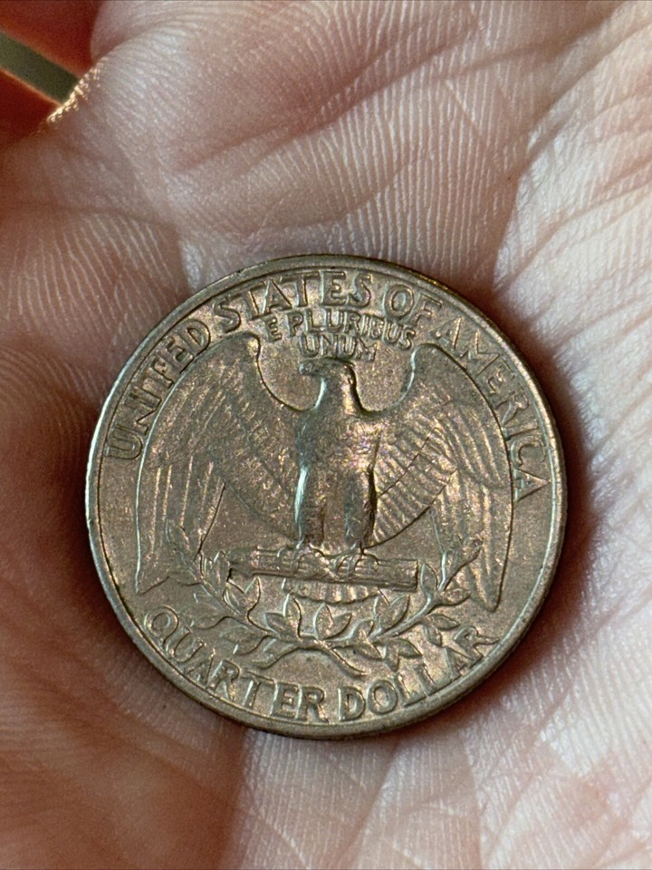 RARE 1980 QUARTER DOLLAR D FILLED MINT MARK ERROR COIN In Cod We Trust ...