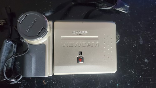 Sharp Viewcam VL-E630U Tested Works, W/ Powercable/Charger and Bag, Bad ...