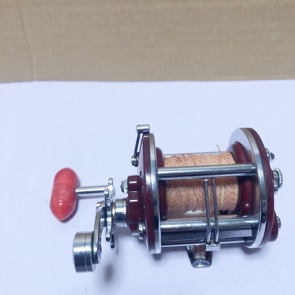 Penn Peerless No.9 Double-Axis Reel Pen Boat Fishing Old Working Number ...