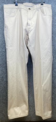 Blue Delta Pants Men 38x32 Light Tan 5 Pocket Chino Stretch Custom Made ...