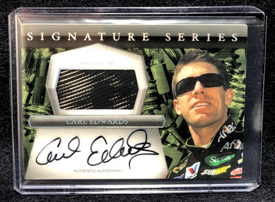 Carl Edwards 2012 Press Pass Racing Signature Series Tire Relic ...