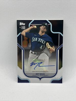 2023 Topps X J-ROD Show Out Collection Matt Brash Auto Seattle Mariners ...
