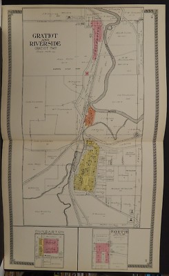 Wisconsin LaFayette County Map Gratiot Fayette Township 1916 Dbl Pg J18 ...