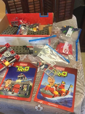 Trio Bricks Fire House And Rescue Boat, Incomplete Lot | eBay