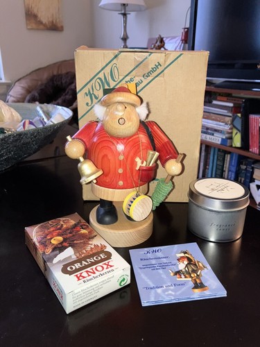 KWO Smoker Nostalgic Santa Claus Kunstgewerbe Werkstätten Erzgebirge ...