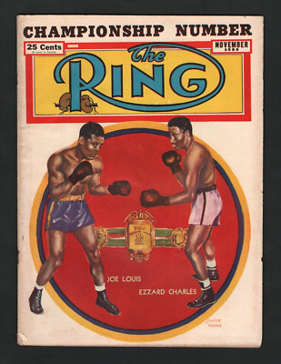 1950 The Ring Boxing Magazine – Joe Louis & Ezzard Charles Cover A4791 ...