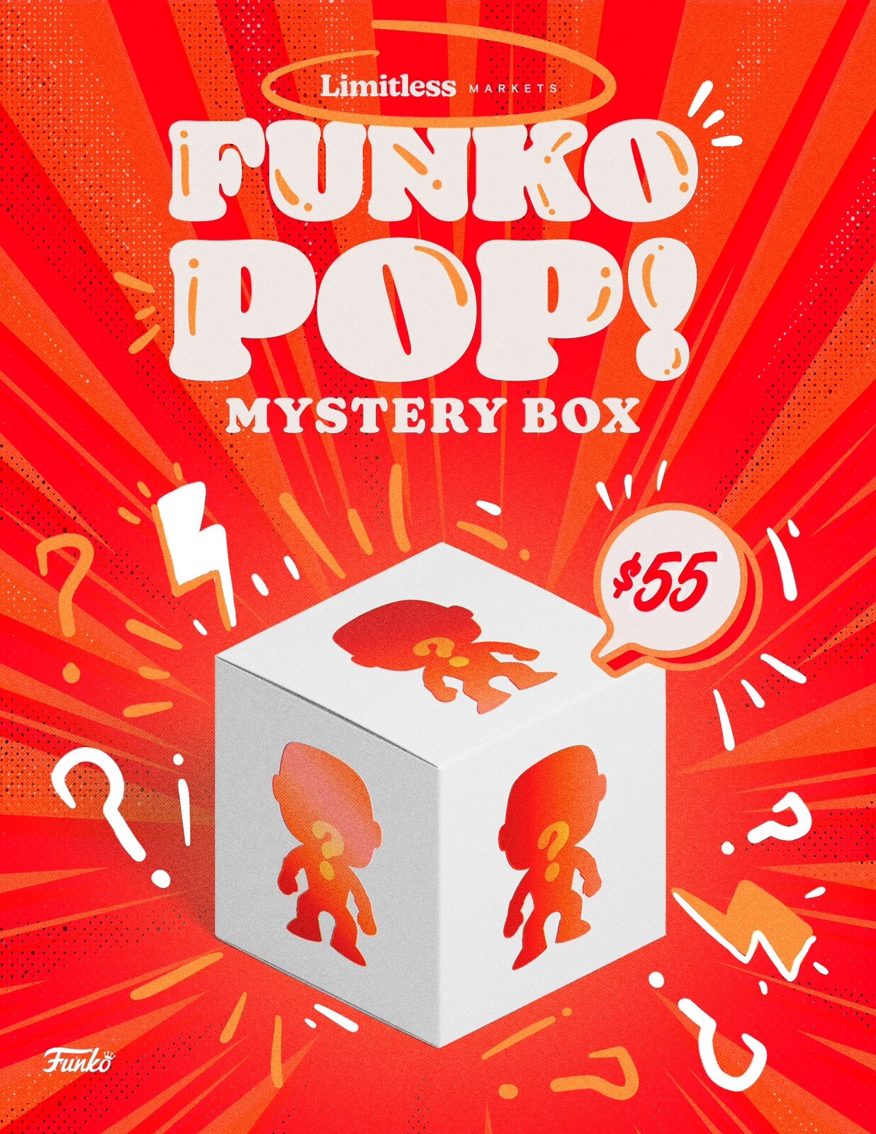 FUNKO POP! Mystery Box (LOT OF 4 Mint/Excellent Funko Pop! Vinyl ...