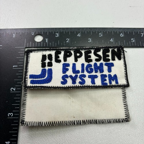 VTG c 1960s JEPPESEN FLIGHT SYSTEM Patch (Aviation Navigation ...