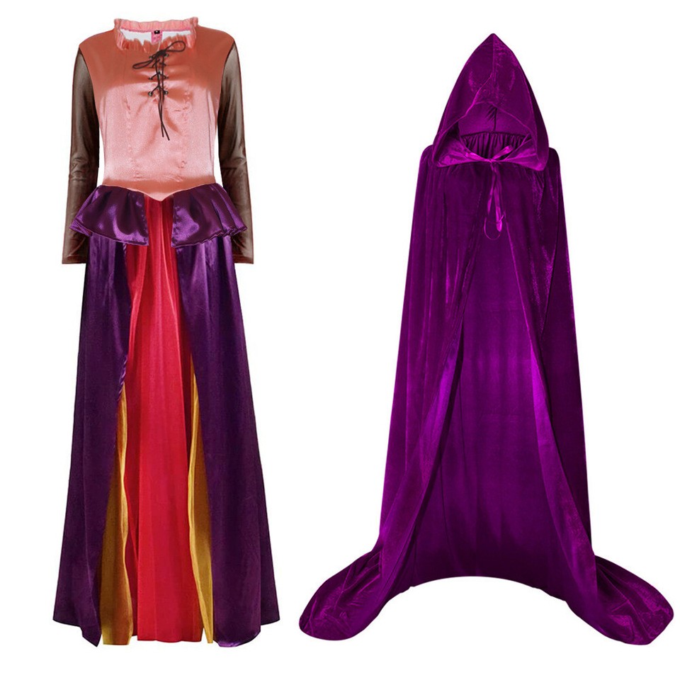 Hocus Pocus 2 Winifred Sanderson Sarah Mary Sanderson Cosplay Costume ...