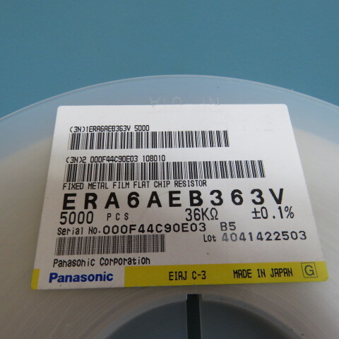 PANASONIC ERA-6AEB363V Qty of 250 per Lot R 36K0 0 1% 0805 TK25 | eBay