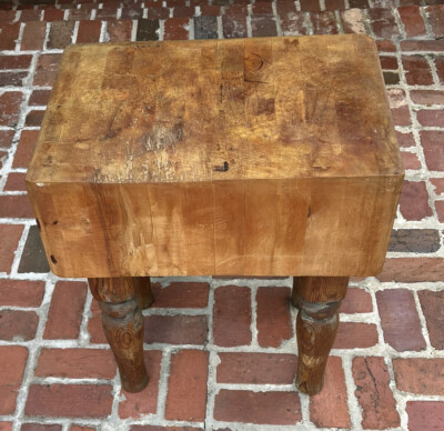 Vintage, Authentic Butcher Block Antique Butcher Block | eBay