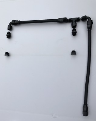 -6 Ls1 Ls2 LS3 Lm7 TBSS Fuel Rail Gen3/4 Connection Kit Black Fittings ...