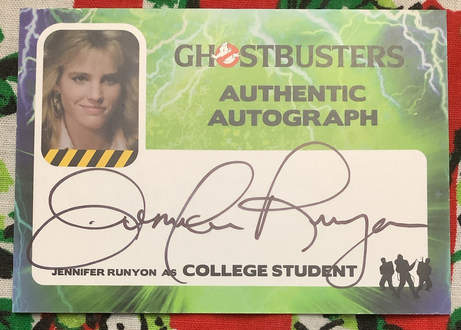 2016 Ghostbusters JRU Jennifer Runyon Autograph Card College Student ...