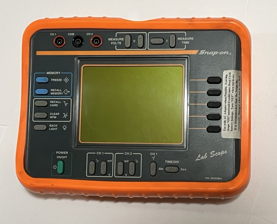 Snap On EEOS306A Engine Lab Scope Oscilloscope Set in Case | eBay