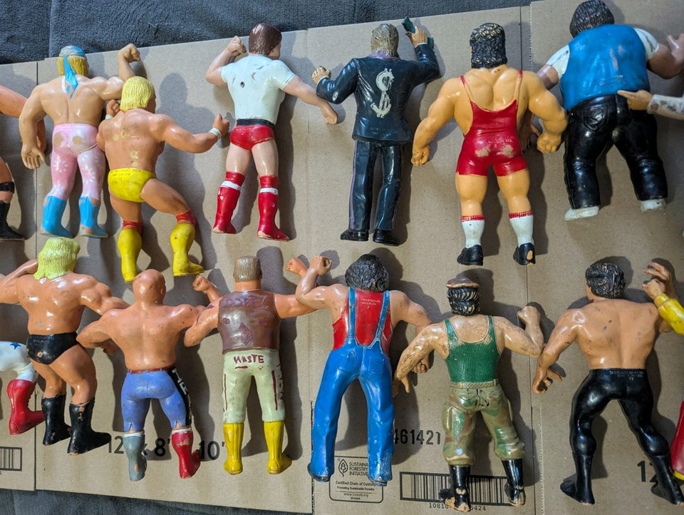 WWF LJN Lot - WWE Vintage Titan Sports Hasbro - 23 Figures | eBay