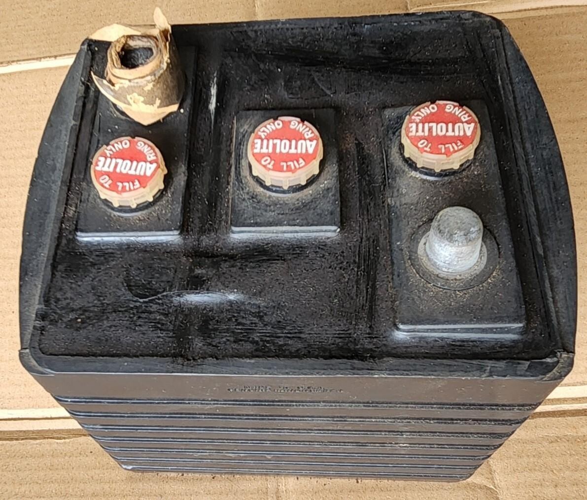 Vintage AUTOLITE - 1LS - 6 Volt Car Battery | eBay