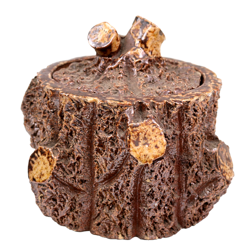 Scottish Saltglaze Pottery Tobacco Jar Tree Stump BM H13cm Circa 1914 ...
