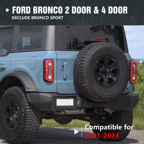For Ford Bronco Tow Hitch Trailer Kit for 2021-2024 Ford Bronco 2 & 4 ...