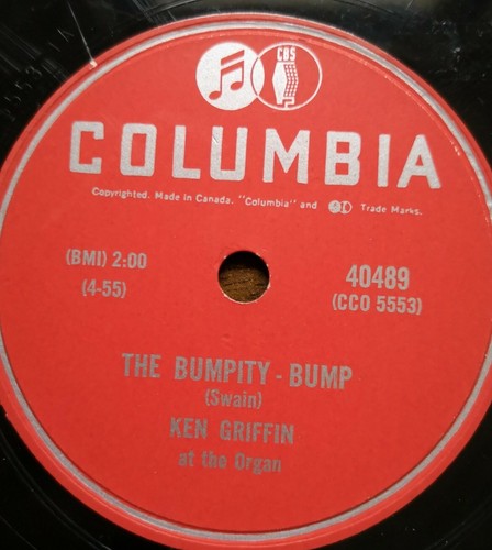 Ken Griffin "The Bumpity- Bump / Black Orchid" Columbia 10" 78rpm | eBay