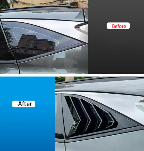 For Hyundai Tucson 2022 Side Window Louver Shutter Cover Trim Glossy ...