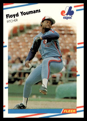 1988 Fleer #201 Floyd Youmans Montreal Expos Baseball Card | eBay