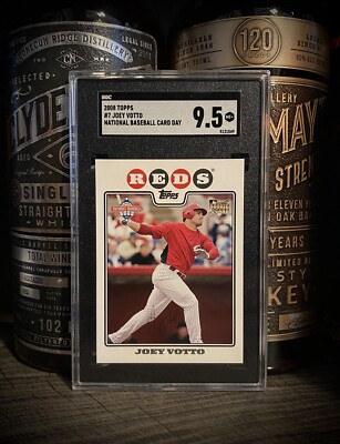 Joey Votto SGC 9.5 MINT+ 2008 Topps Rookie National Baseball Card Day ...