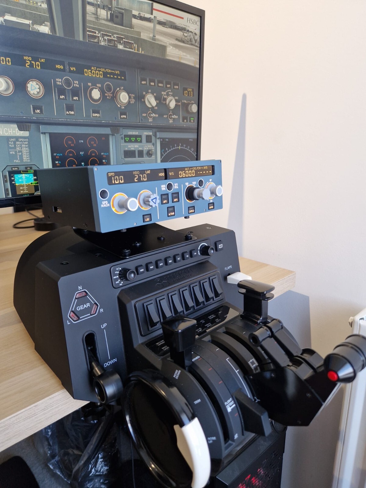 miniFCU *METAL* Custom Bracket/Mount for Honeycomb Hardware | MSFS ...