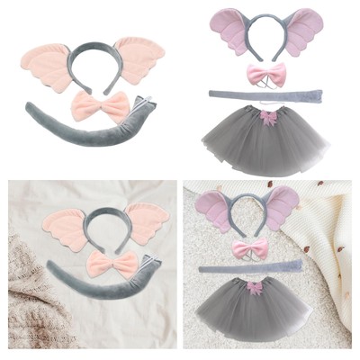 Animal Elephant Costume Accessories Hair Hoop Headwear Elastic Band ...
