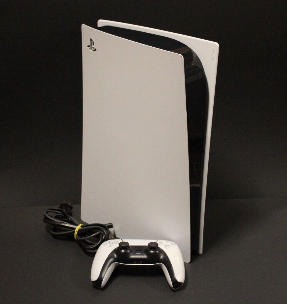 (RI5) Sony Playstation 5 PS5 Digital Edition White Console (CFI-1015B ...