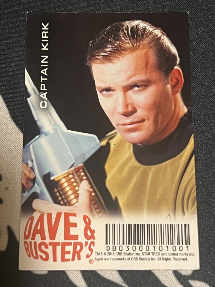 Dave and Buster's - Star Trek Cards - The Original Series - Single ...
