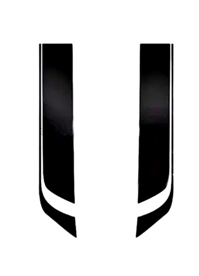 Car Racing Sports stripes Hood Decals Vinyl Bonnet Stickers 85cm ...